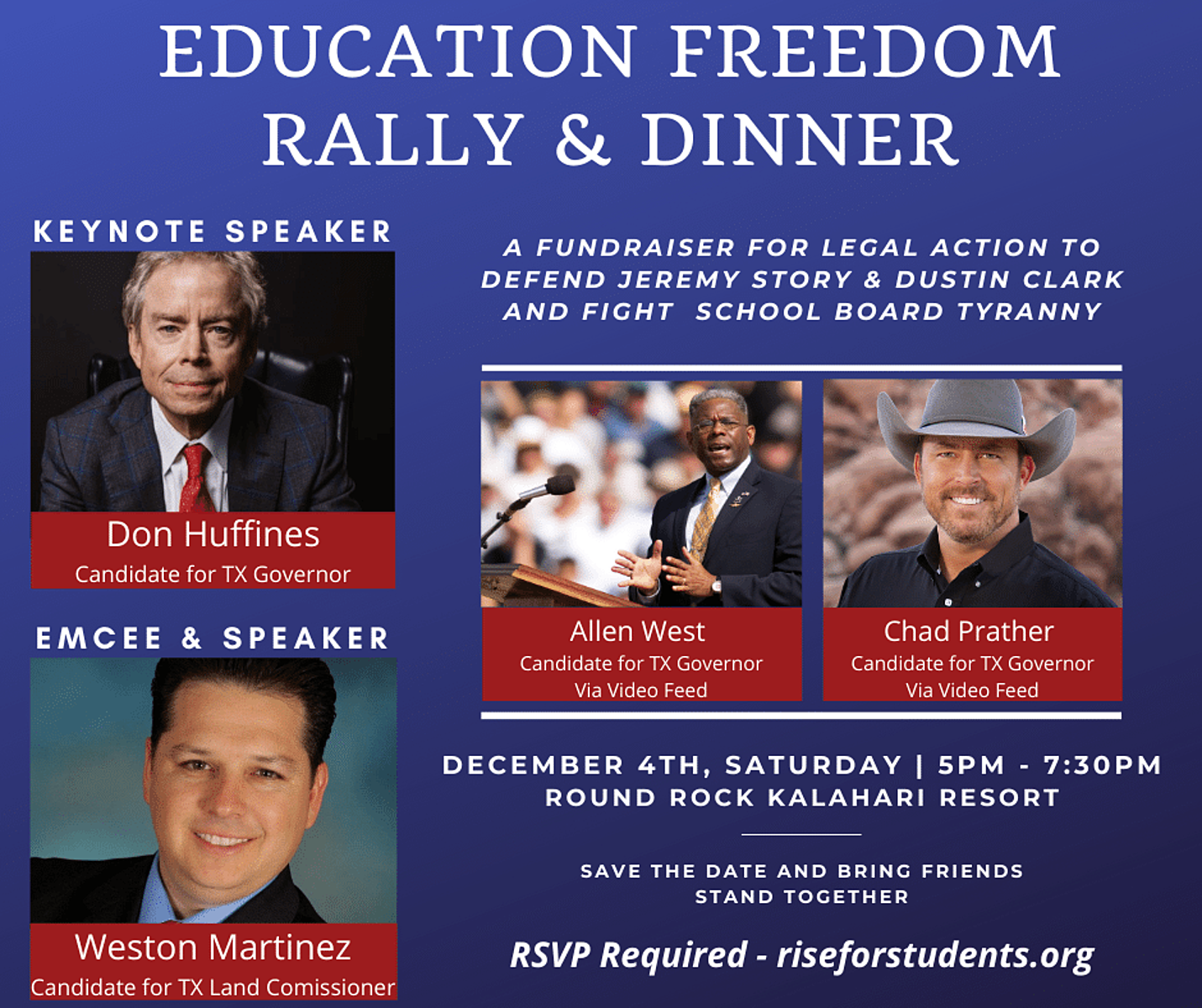 Education Freedom Rally and Fundraiser | December 04, 2021
