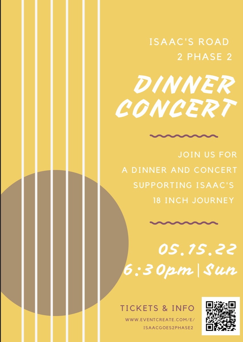 Isaac's 'Road 2 Phase 2' Dinner Concert | May 15, 2022