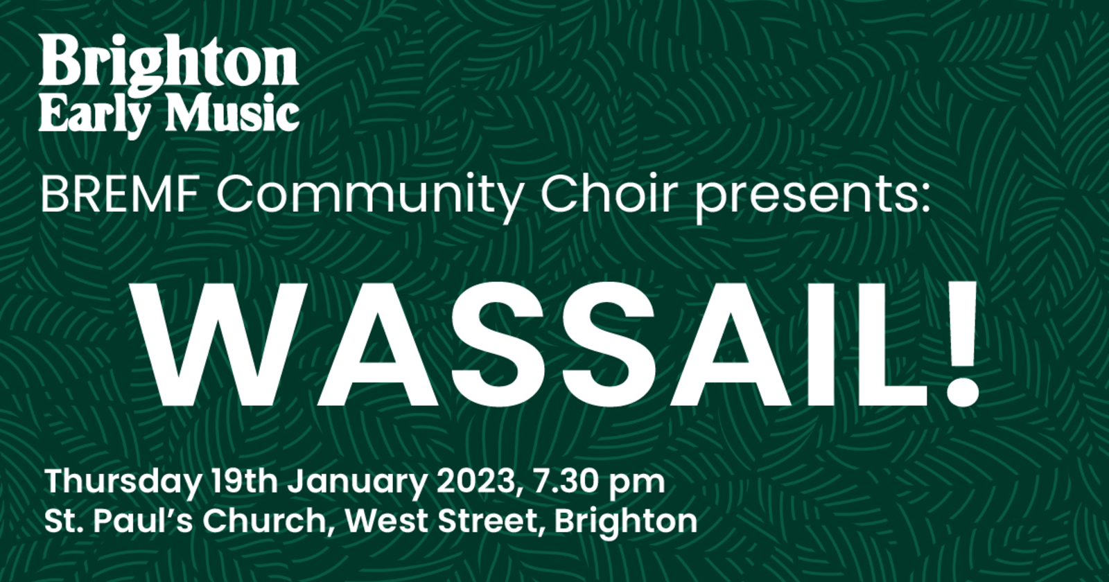 Wassail! | January 19, 2023