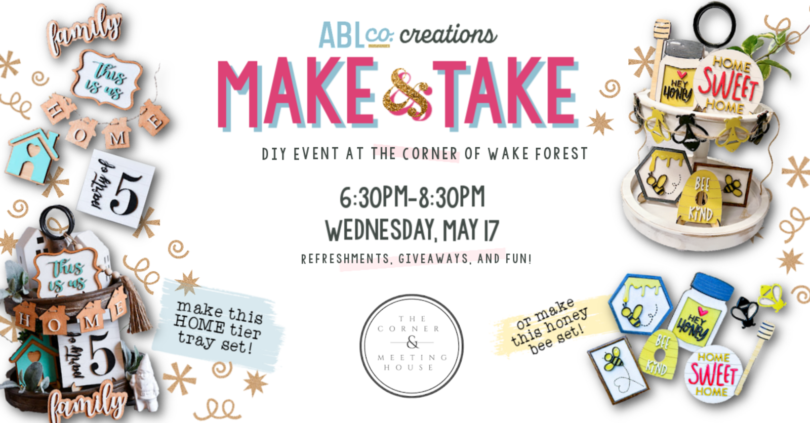 ABL Make & Take Event at The Corner - April | April 04, 2023