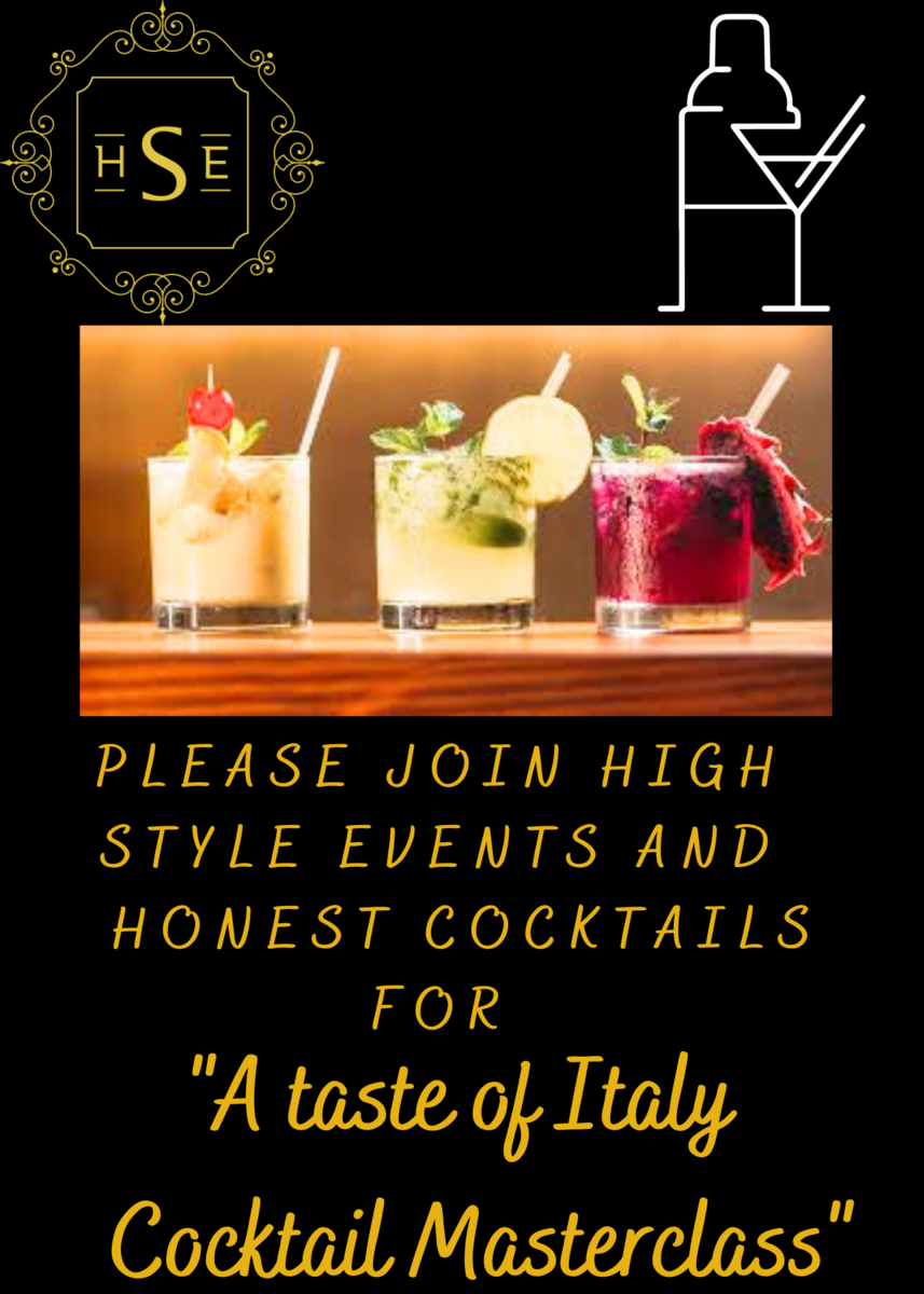 A High Style Events and Honest Cocktails Virtual Cocktail Masterclass ...