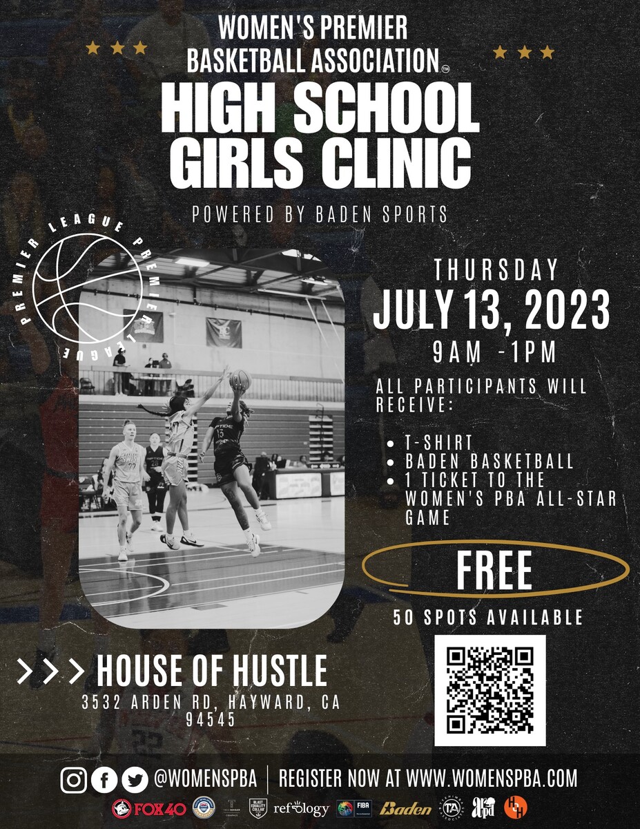 Women's PBA High School Girls Clinic | July 13, 2023