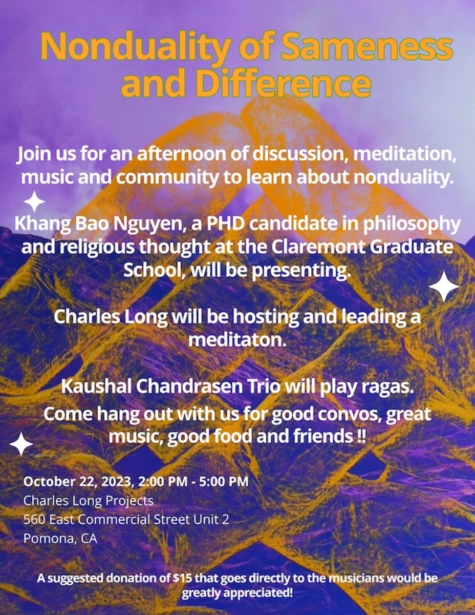Nonduality of Sameness and Difference Workshop | October 22, 2023