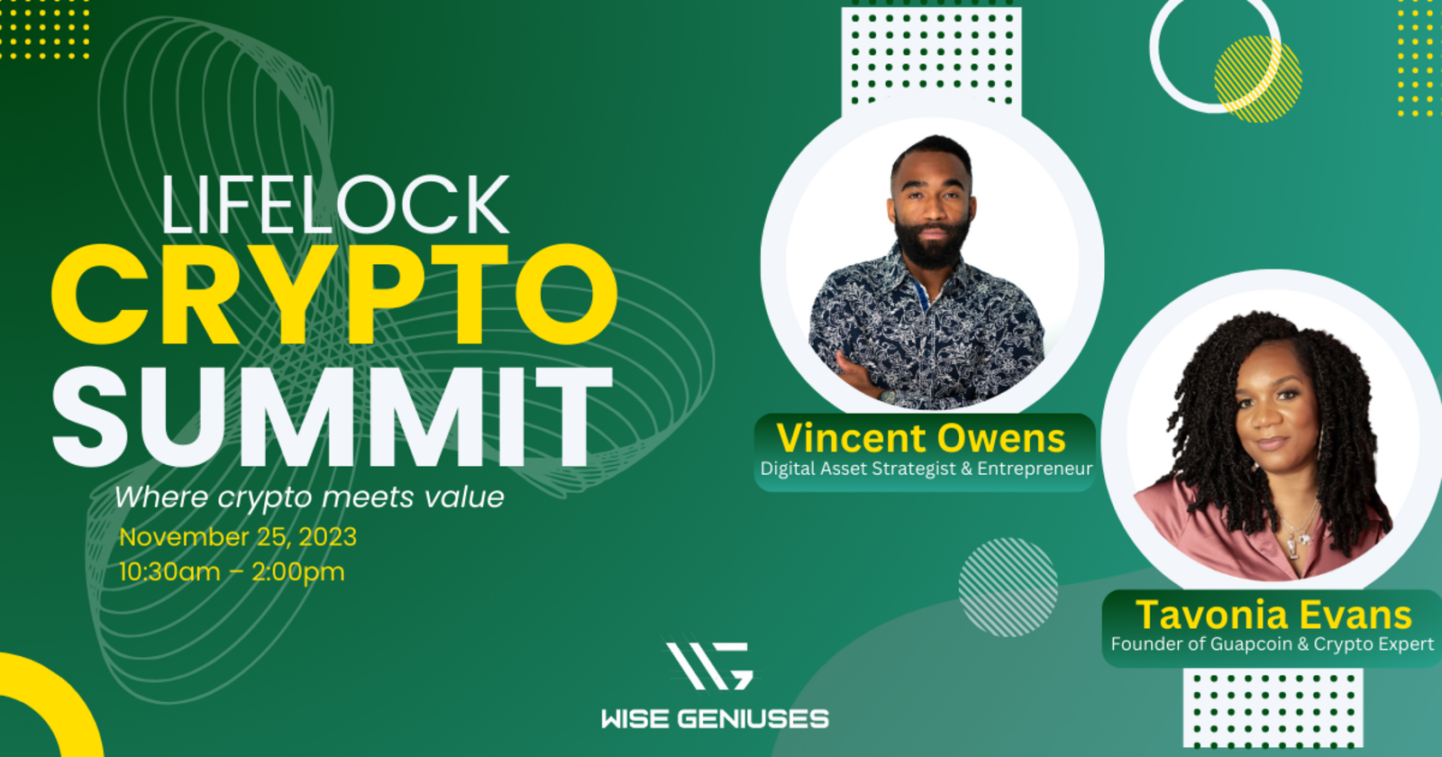 LifeLock: Crypto Summit | November 25, 2023