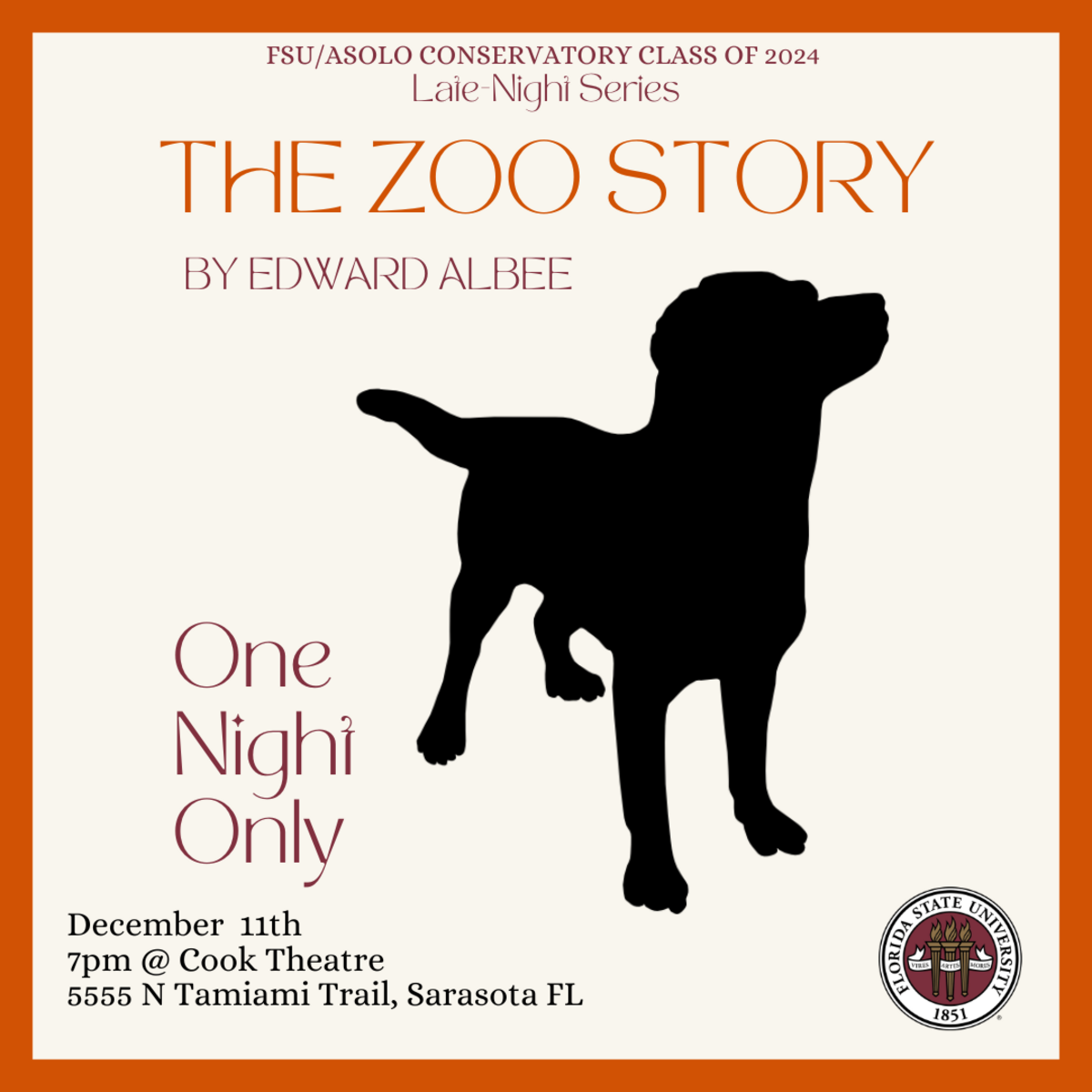 Late-Night Series: The Zoo Story | December 11, 2023