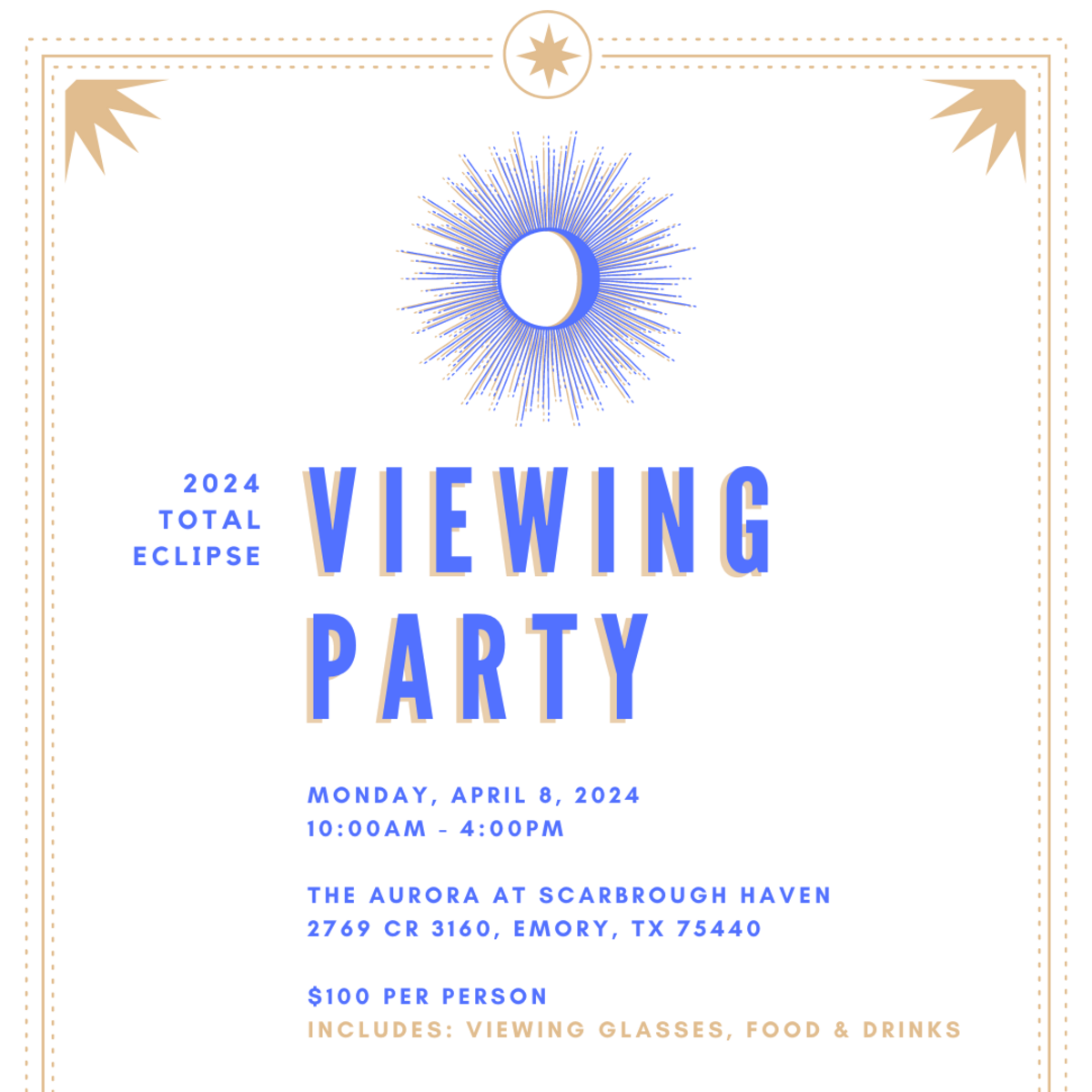 Total Eclipse Watch Party at Scarbrough Haven! | April 08, 2024