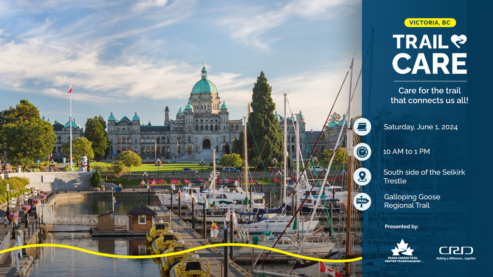 Victoria Trail Care Day | June 01, 2024
