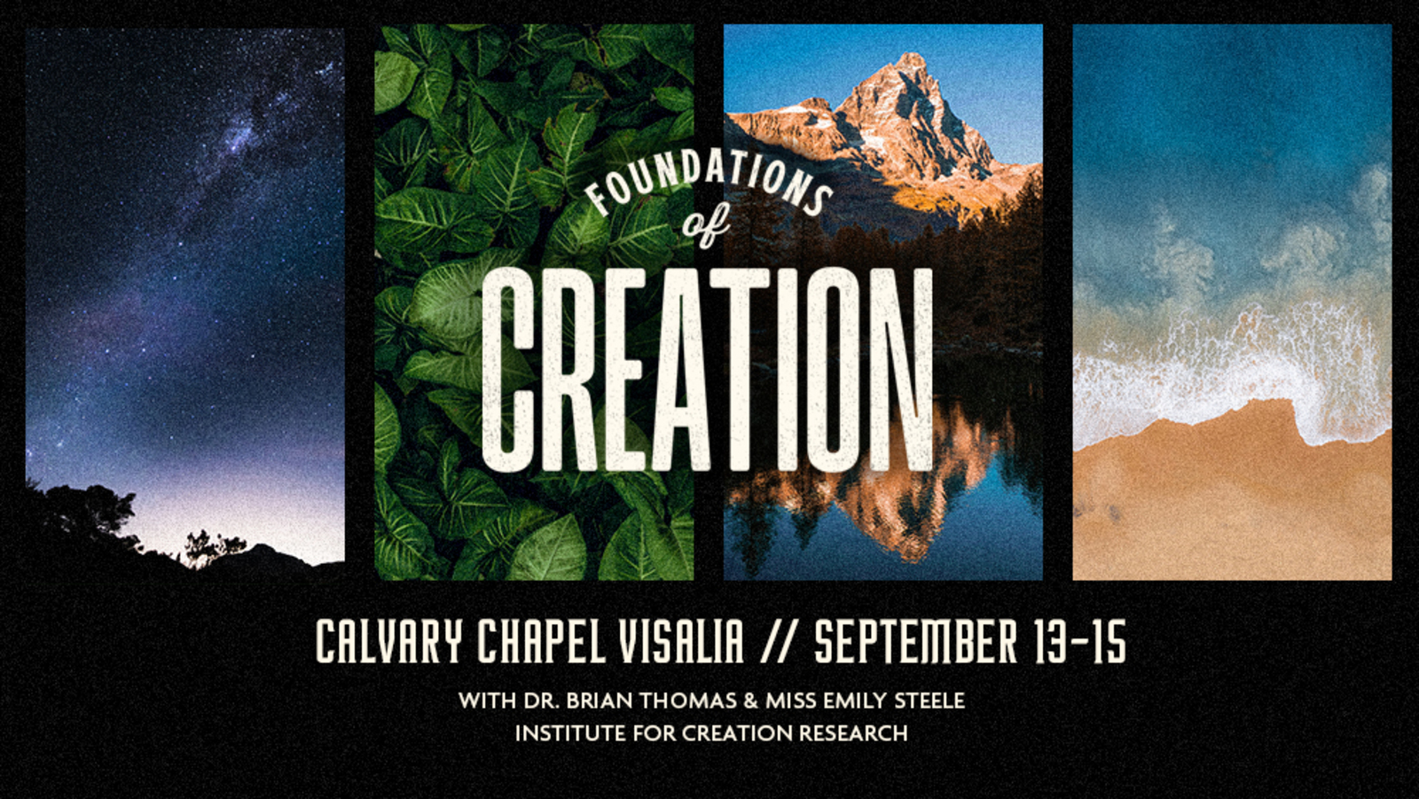 The Foundations of Creation Conference - Visalia, CA | September 13 ...