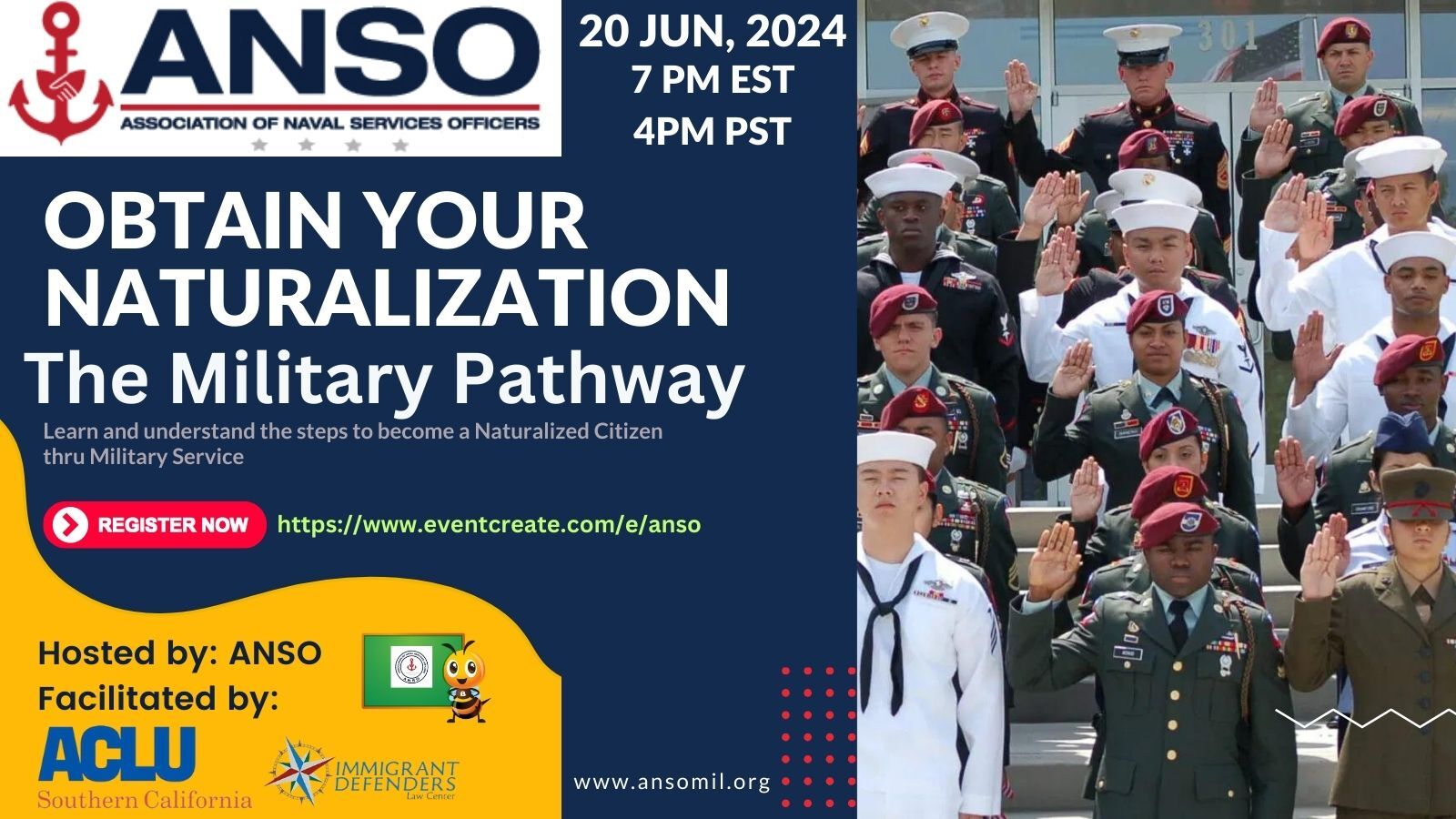 Obtaining Naturalization via Military Service | June 20, 2024