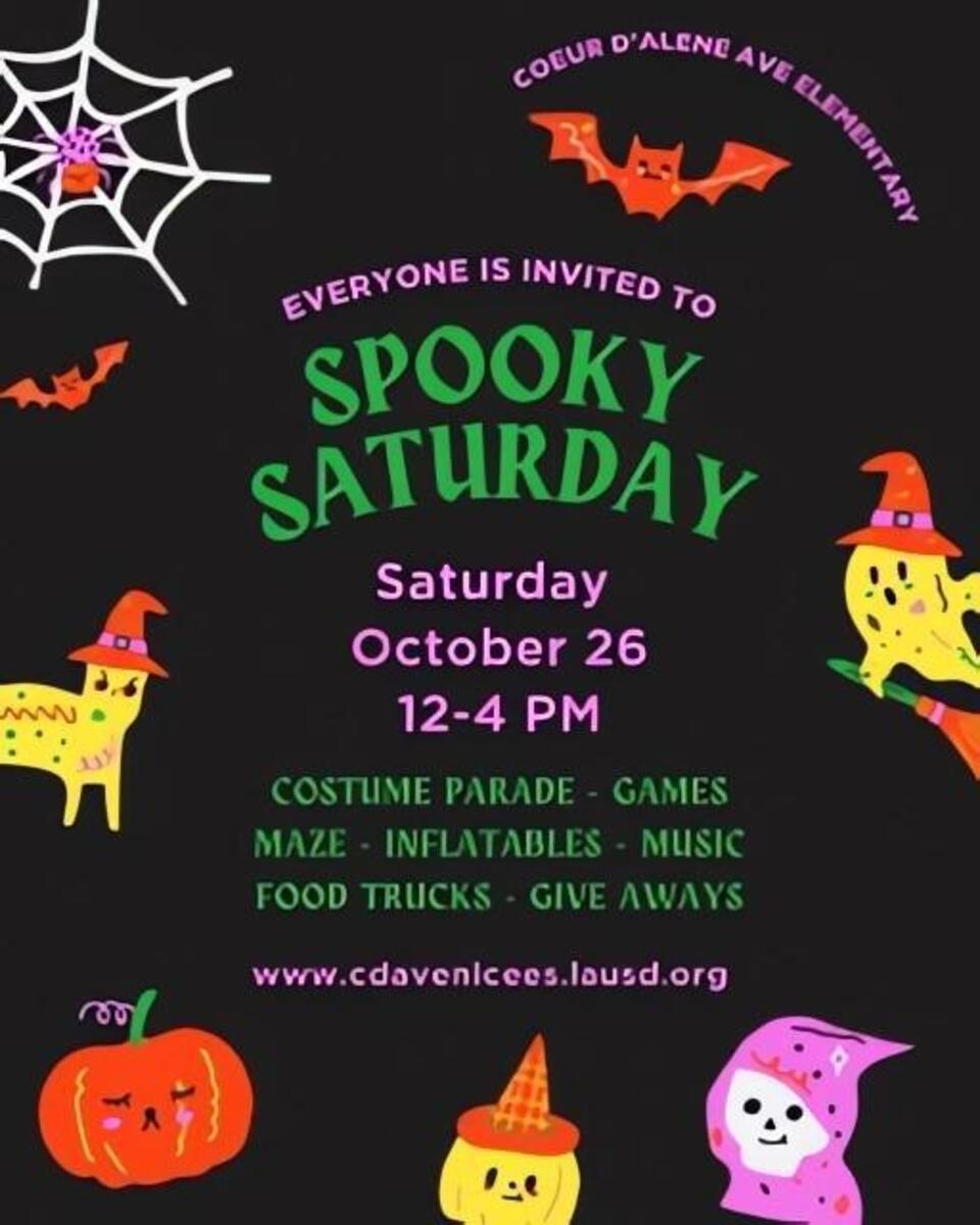 CDA Spooky Saturday 2024 | October 26, 2024