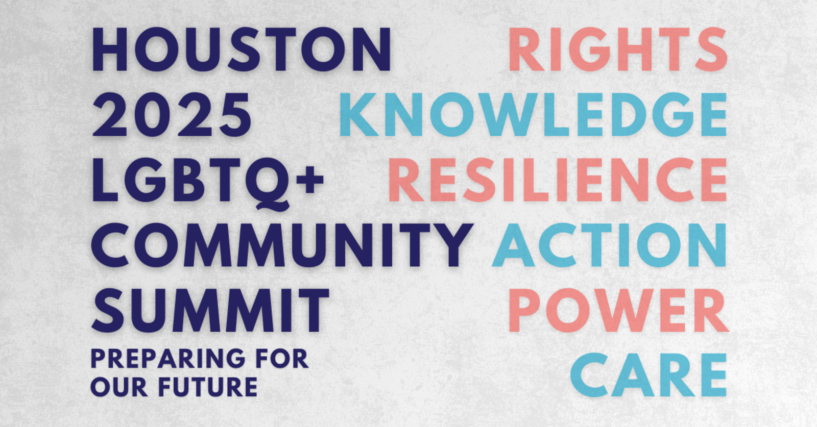 Houston 2025 LGBTQ+ Community Summit | January 11, 2025